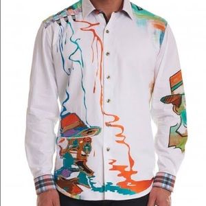 Robert Graham | Shirts | Robert Graham Dripping Hues Limited Edition ...